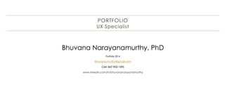 Bhuvana Mobile UX Portfolio Part 2_2014 | PPT
