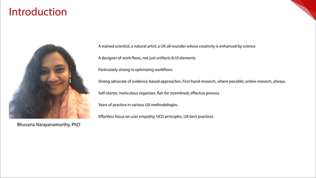 Bhuvana UX Portfolio_2016 | PPT