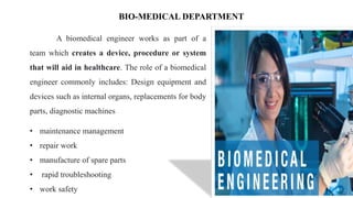 Hospital Training Power Point Presentation- Bio Medical Engineering | PPTX