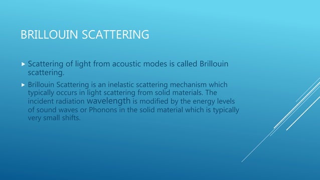 Types of scattering | PPTX | Physics | Science