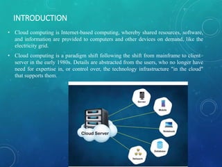 Full cloud computing ppt | PPTX | Cloud Computing | Internet