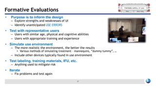 User Interface Design for Medical Devices - The Relationship Between ...