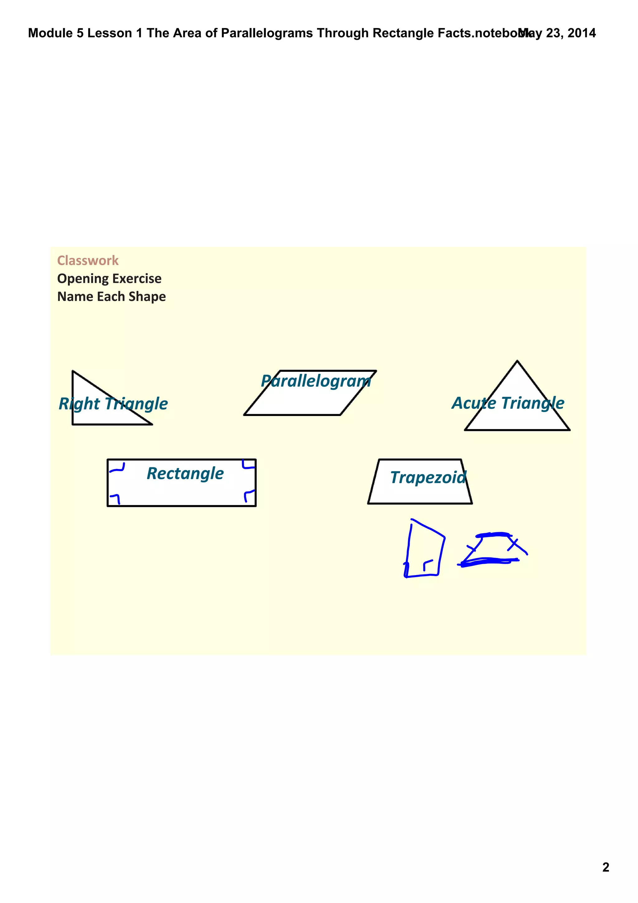 Module 5 lesson 1 | PDF