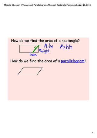 Module 5 lesson 1 | PDF