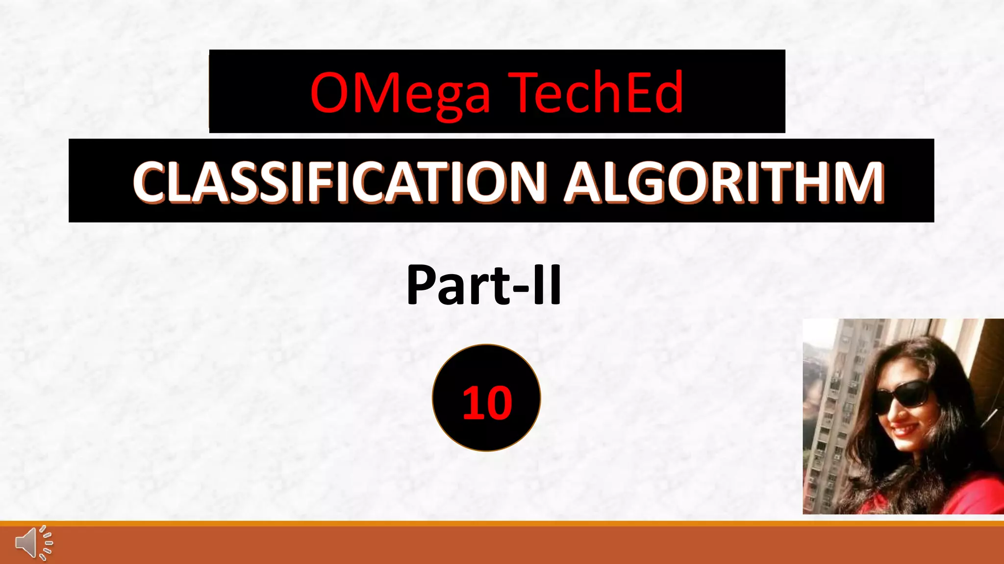 Classification Algorithm Ii Ppt