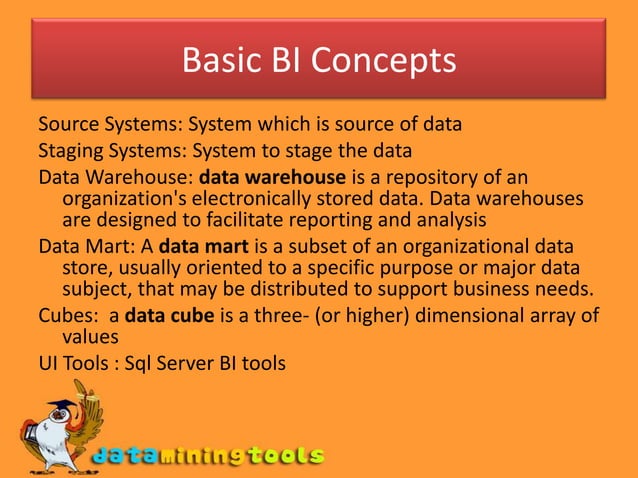 MS Sql Server: Business Intelligence | PPTX