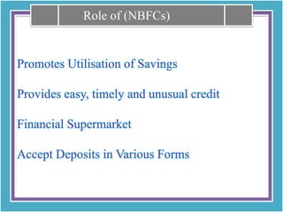 Introduction to Non-Banking Financial Companies(NBFCs) Role and ...
