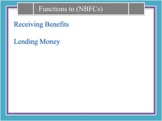 Introduction to Non-Banking Financial Companies(NBFCs) Role and ...