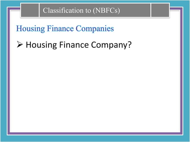 Introduction to Non-Banking Financial Companies(NBFCs) Role and ...
