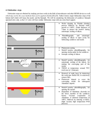 Thermal bimorph valve operated microthruster. | DOCX