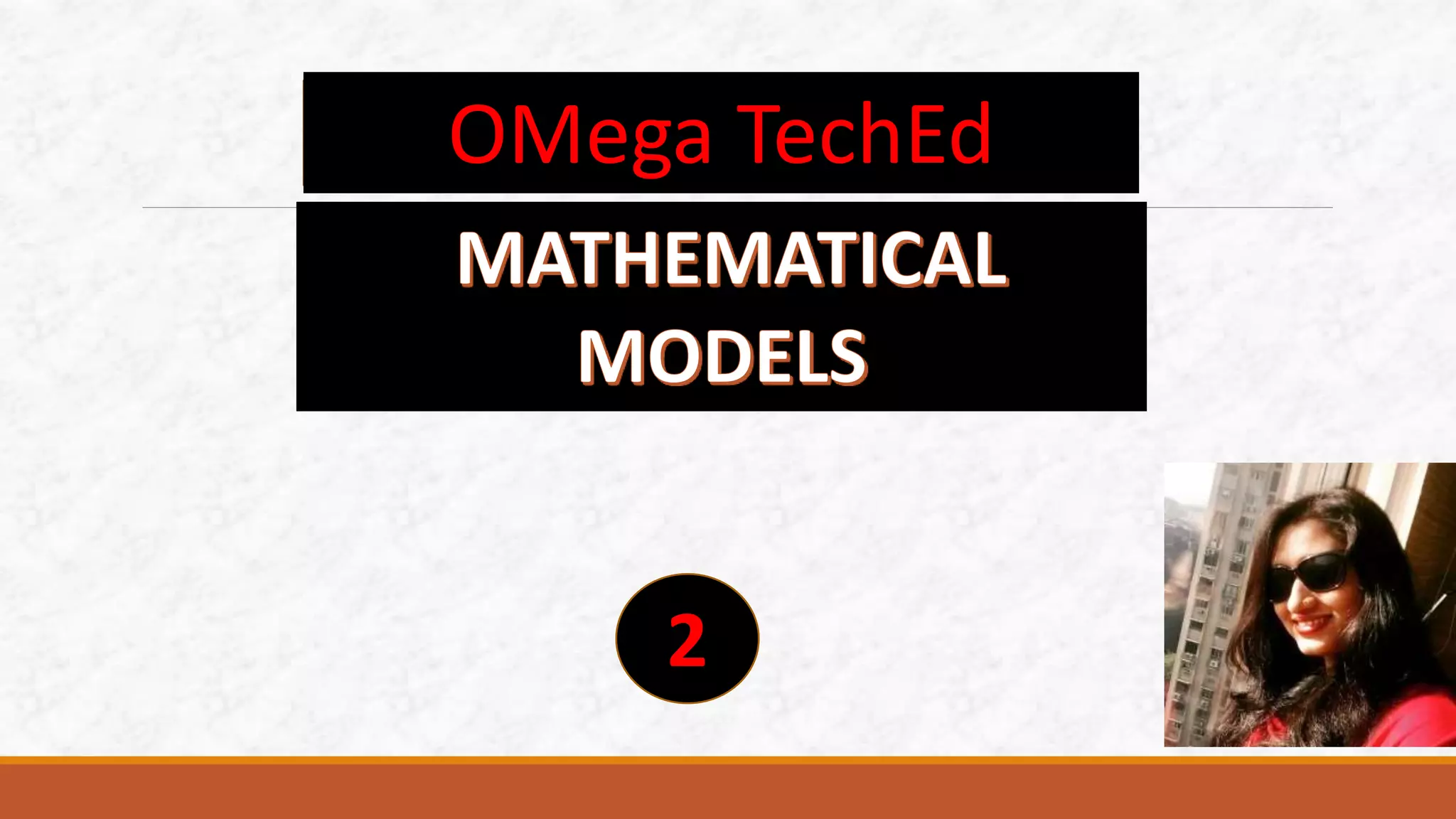 Mathematical models | PPT