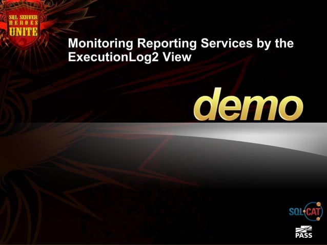 Building SSRS 2008 large scale solutions | PPT