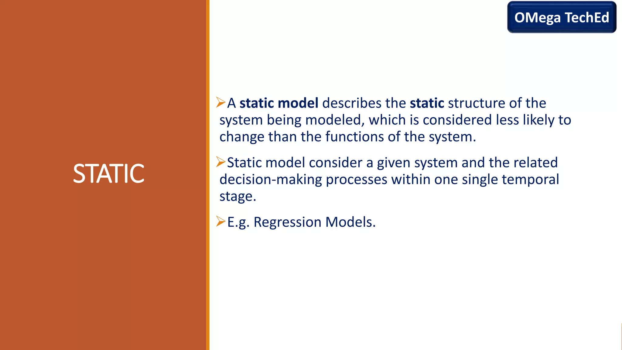 Types of Mathematical Model. | PPTX