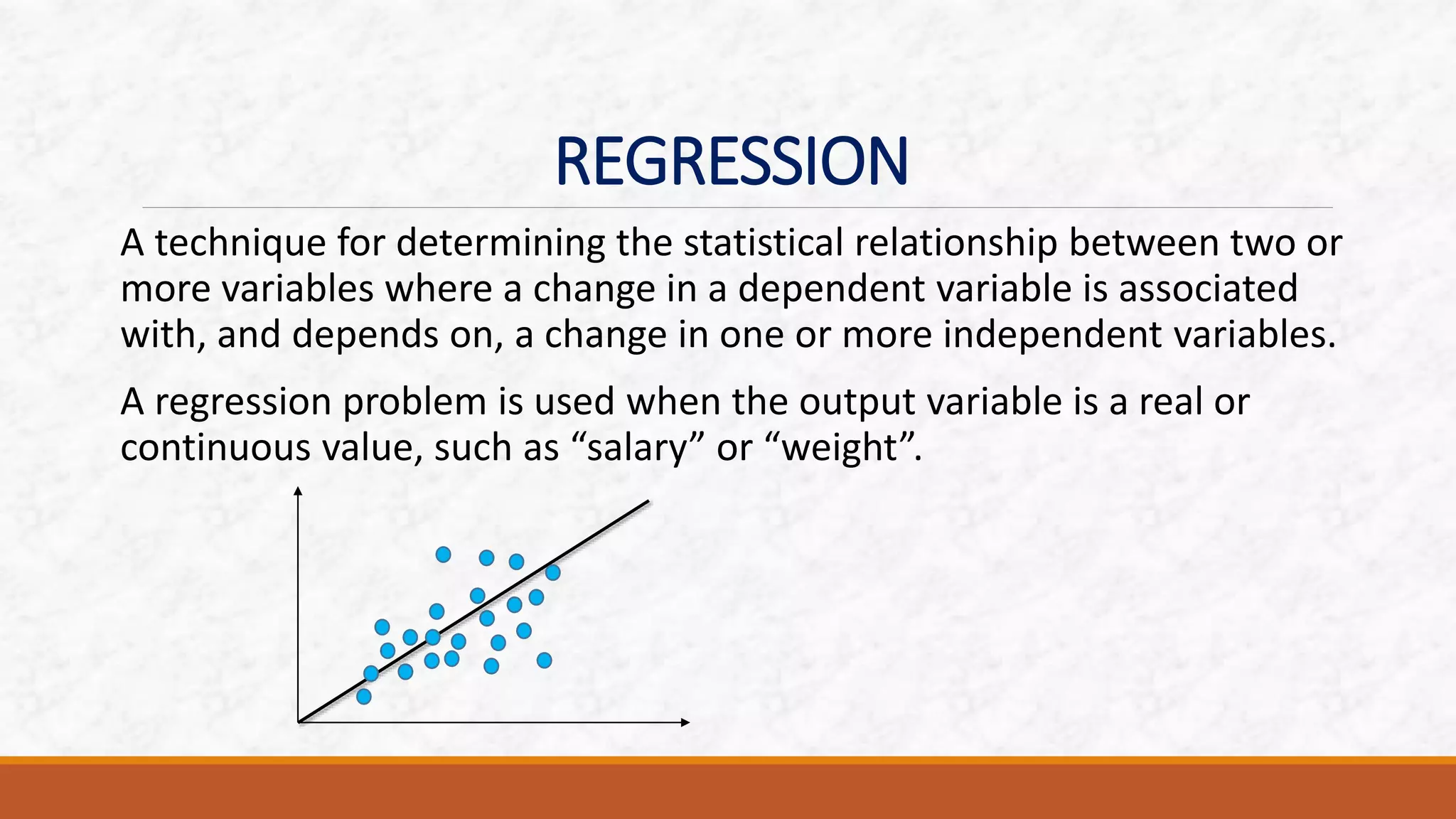 Classification and Regression | PPTX