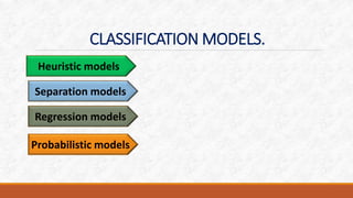 Classification and Regression | PPTX