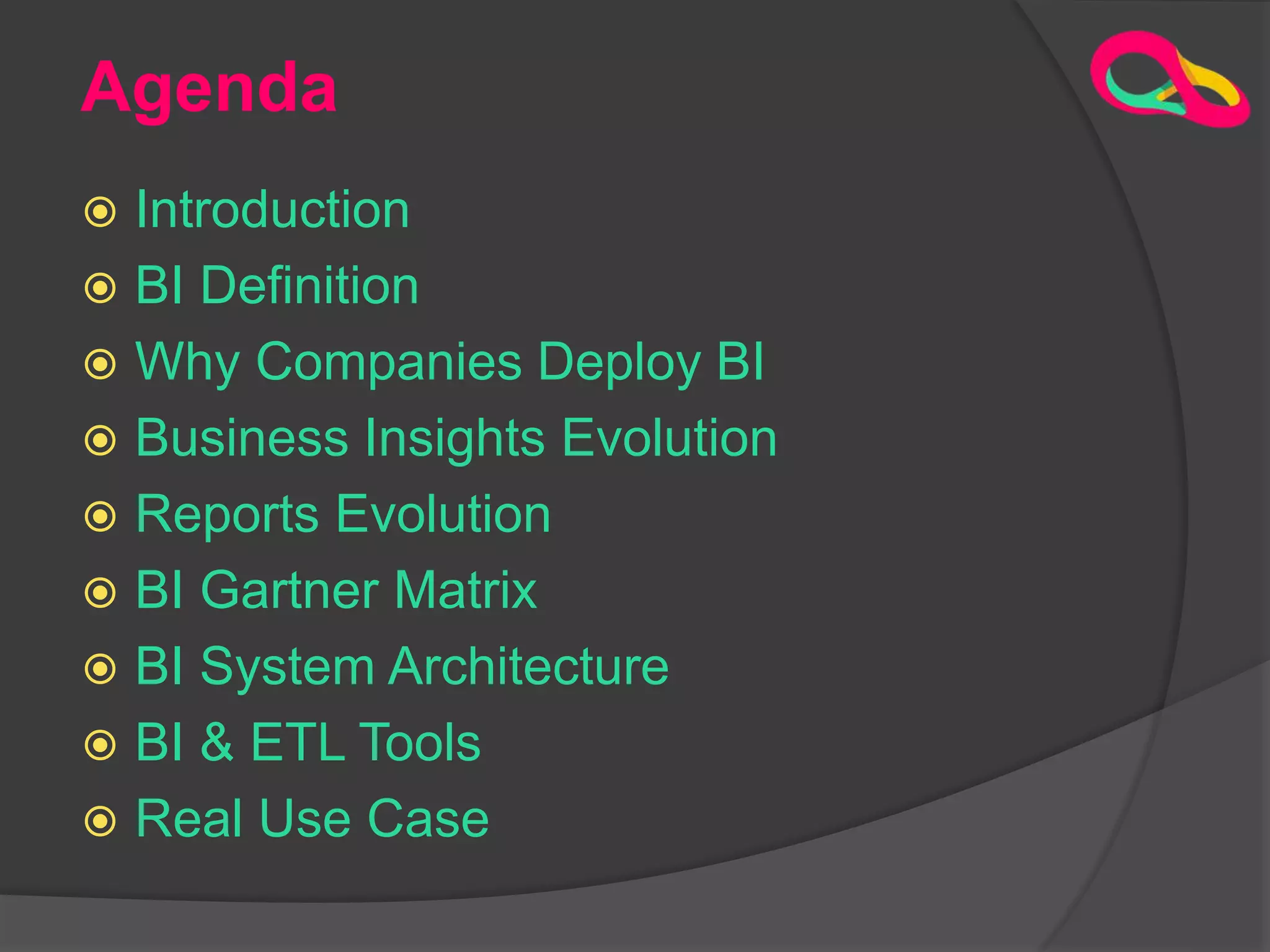 Business Intelligence Introduction | PPTX | Databases | Computer Software and Applications