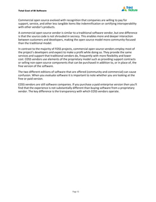 BI - Comparison of open source and traditional vendor | PDF | Shareware ...