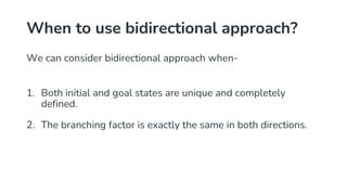Route Finder Using Bi-Directional BFS/DFS | PDF