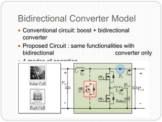 Bi directional converter for renewable energy sources | PPT