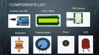 Bi directional visitor counter | PPTX