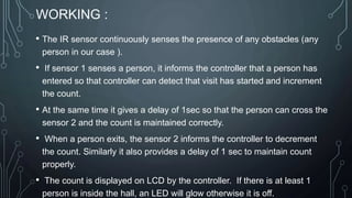 Bi directional visitor counter | PPTX