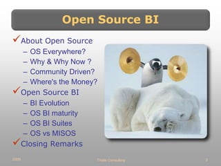 Open Source Business Intelligence | PPTX