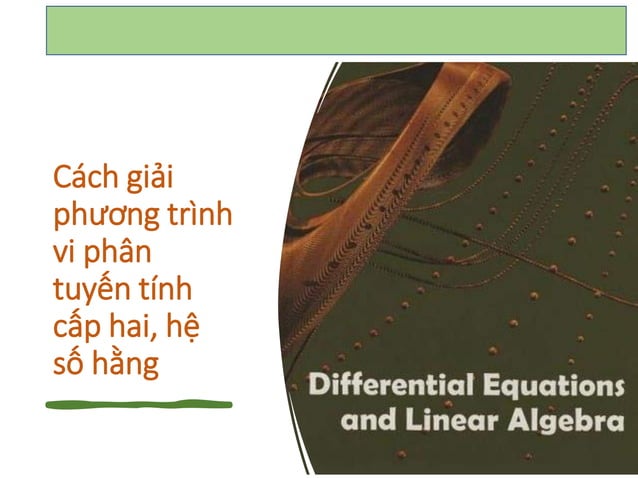 Ly thuyet phuong trinh vi phan, DHKHTN, DHQG-HCM | PPT