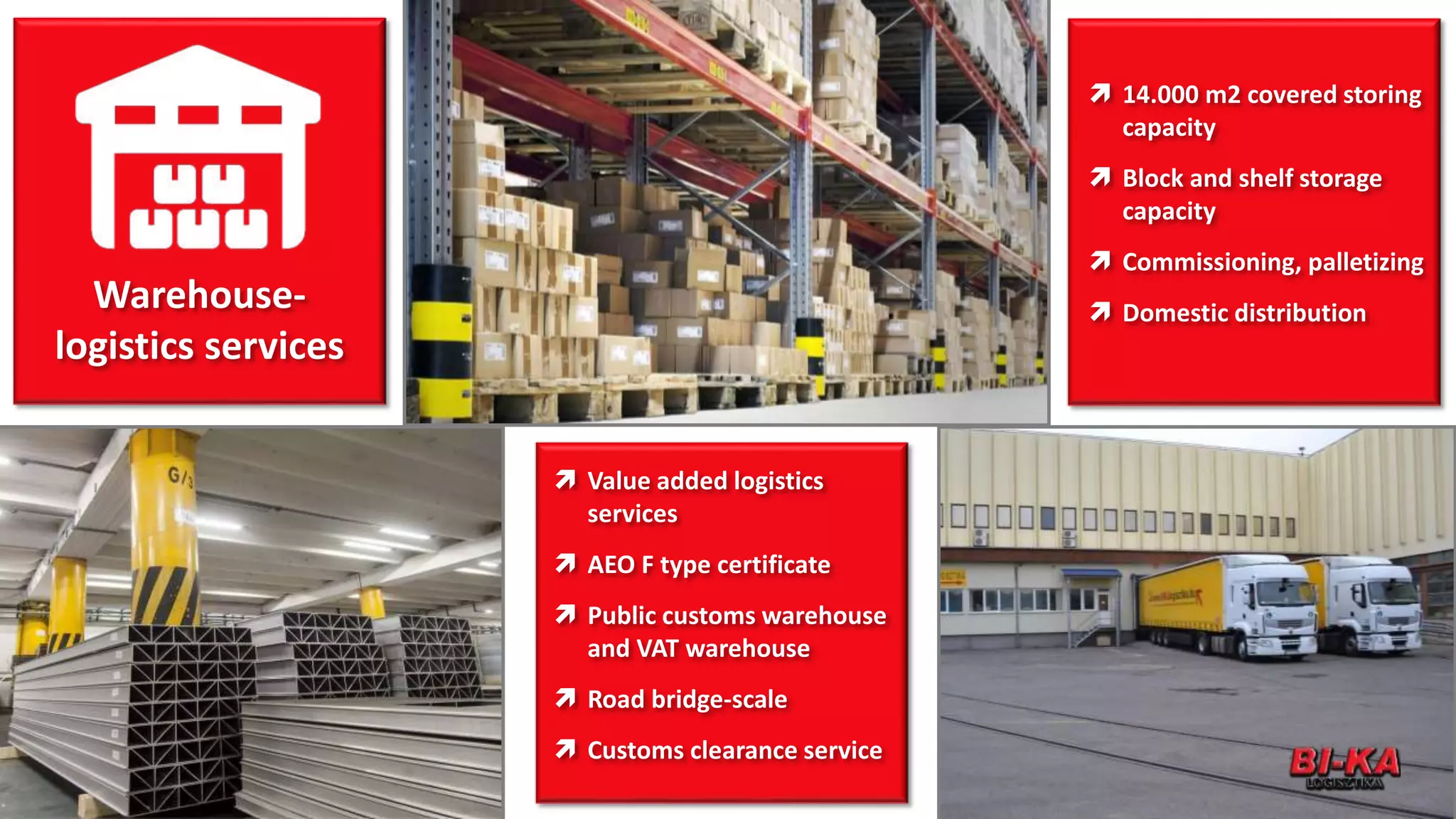 Bi-ka logistics company profile 2017 | PPTX