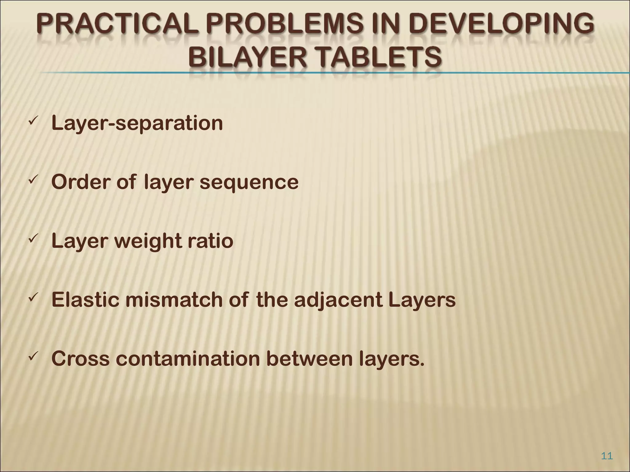 Bi layer tablet | PPT