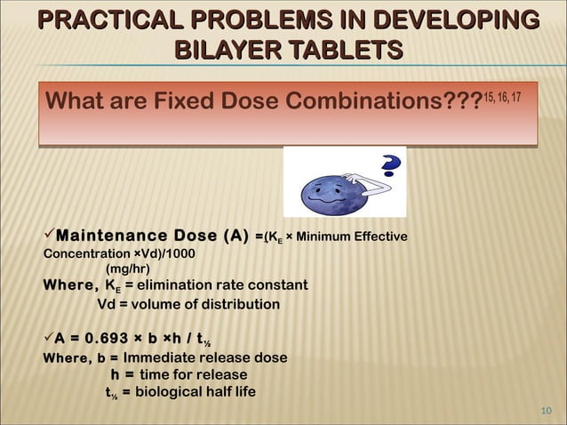 Bi layer tablet | PPT | Pharmaceutical Drugs | Medical Health