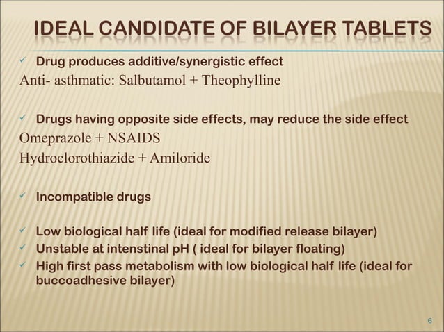 Bi layer tablet | PPT | Pharmaceutical Drugs | Medical Health
