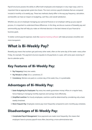 Bi Monthly Vs Bi Weekly Pay - Which Is Better For You? | PDF