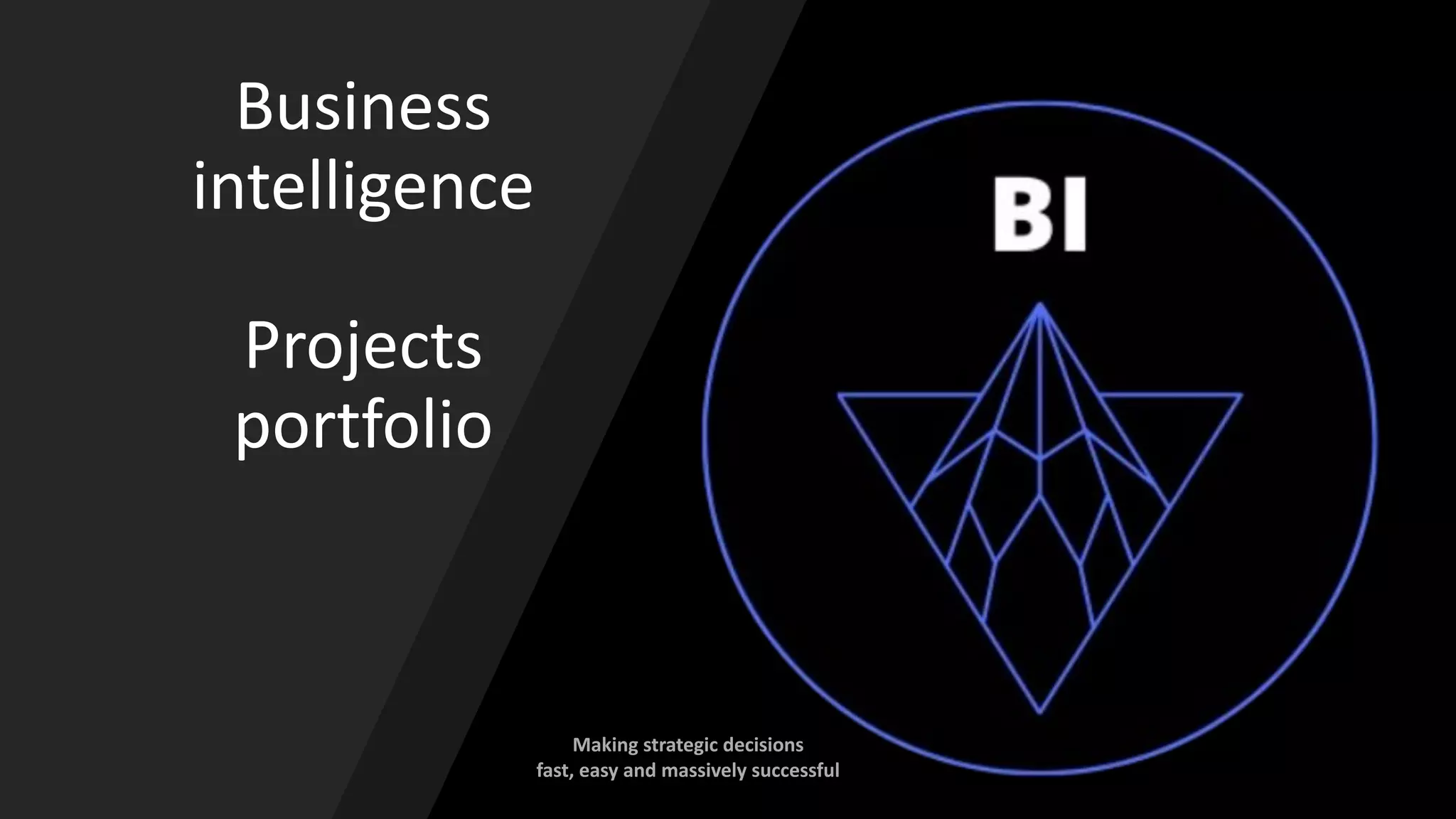 Business Intelligence Projects Portfolio | PDF