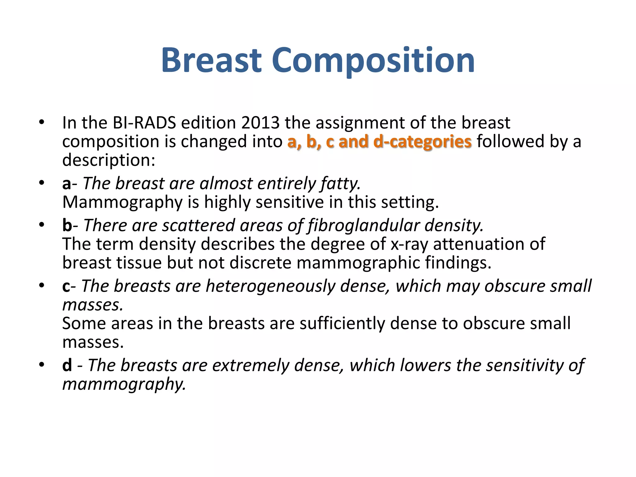 Bi Rads Breast | PPTX