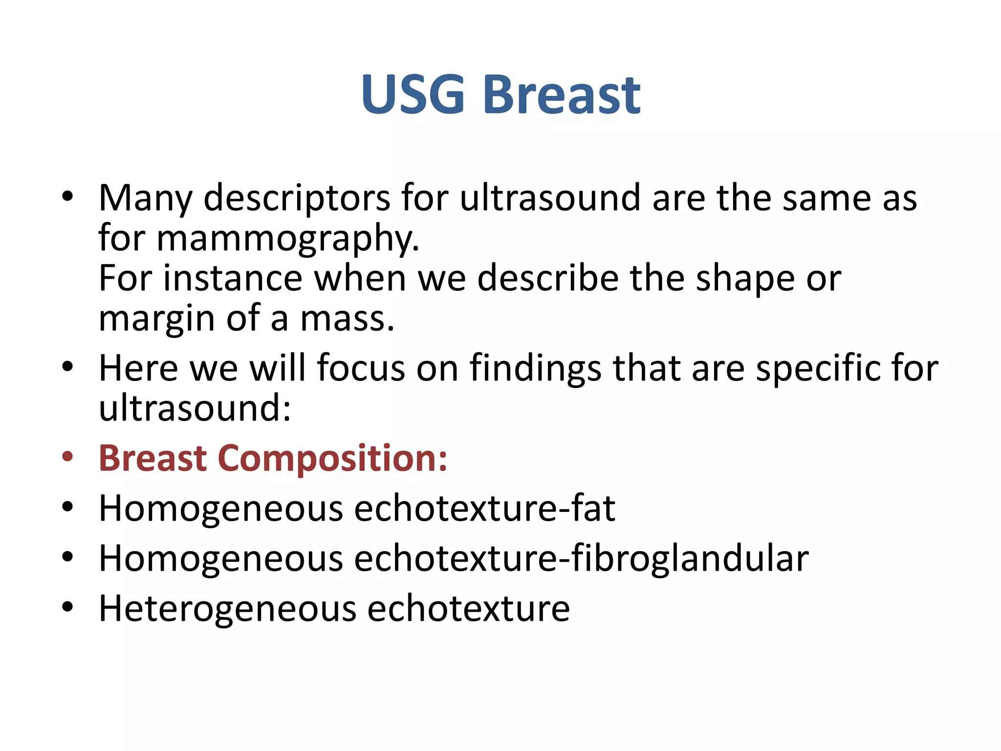 Bi Rads Breast | PPTX