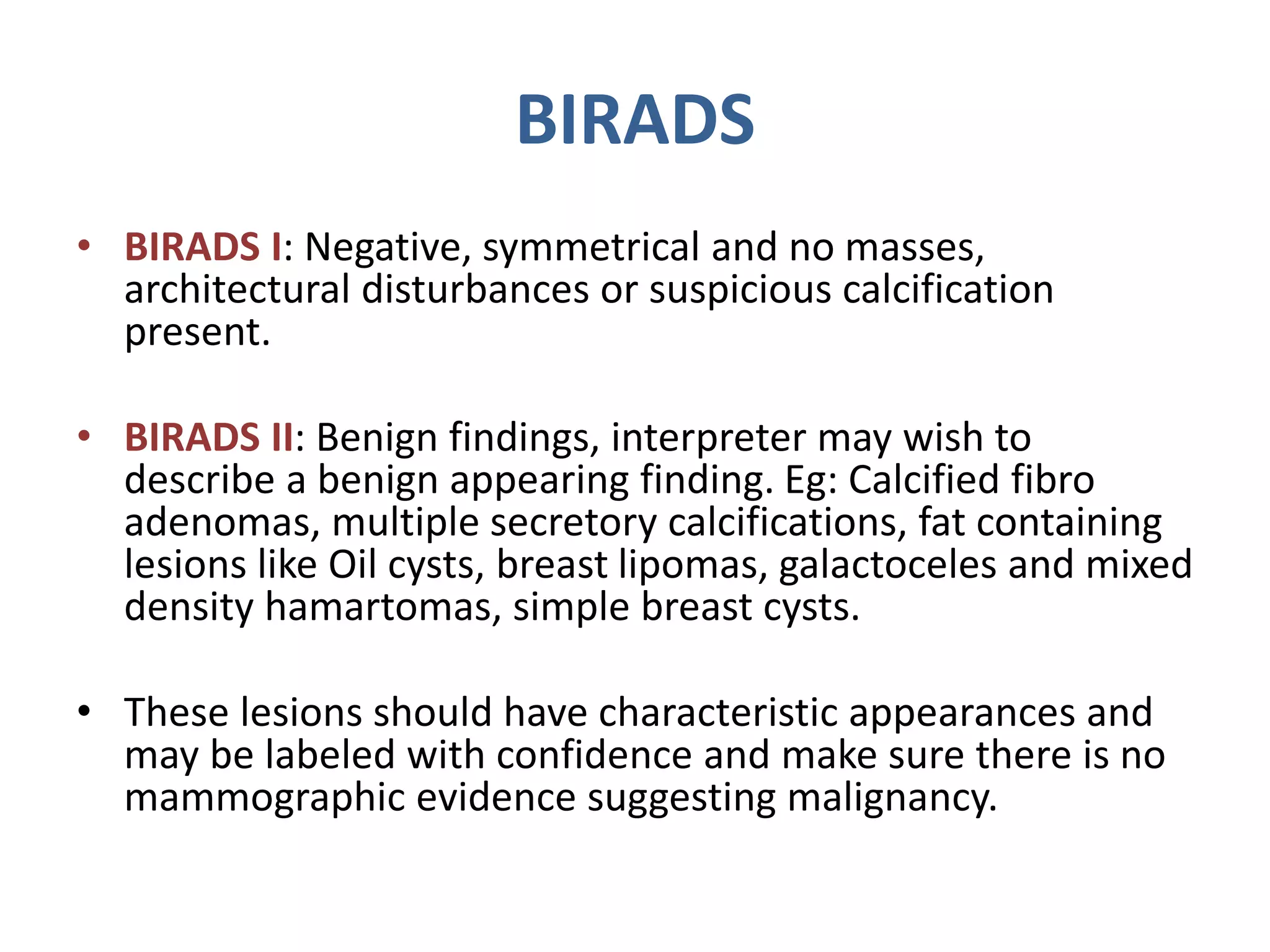 Bi Rads Breast | PPTX