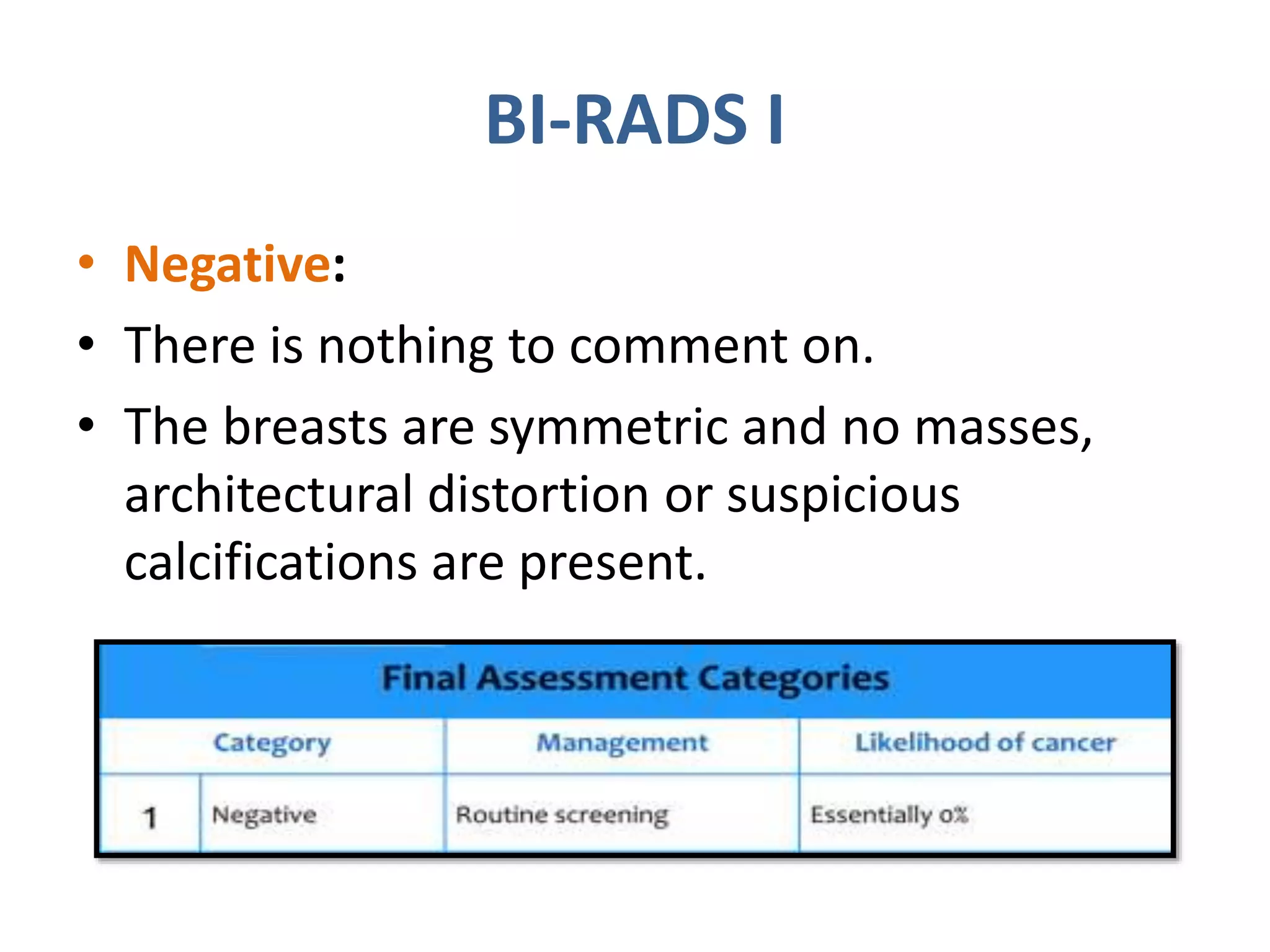Bi Rads Breast | PPTX