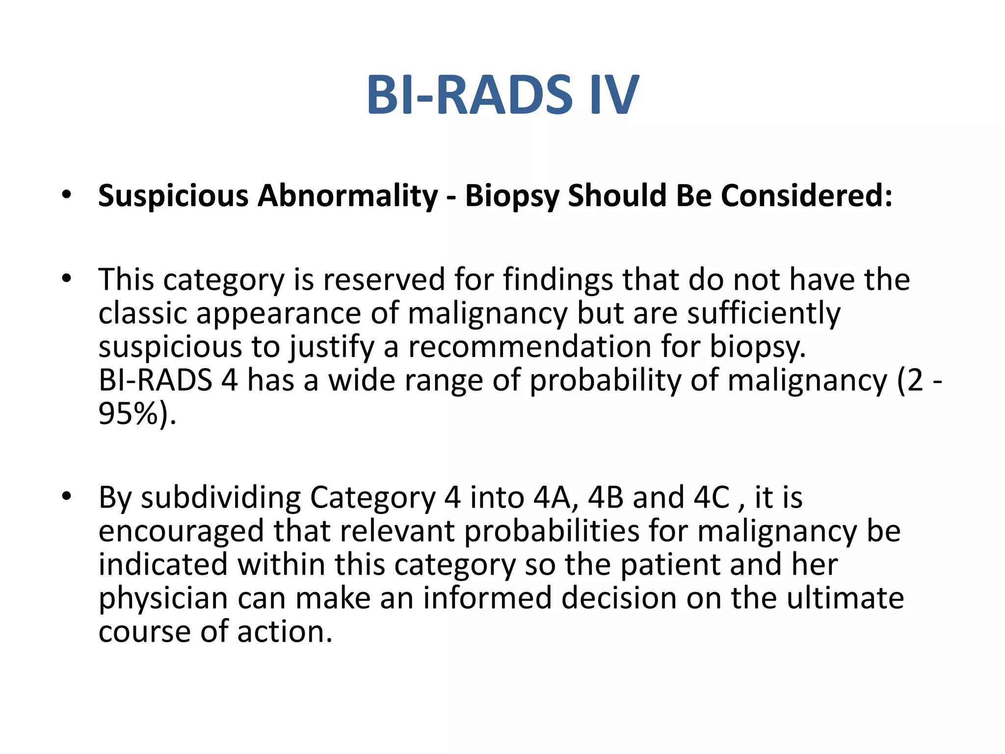 Bi Rads Breast | PPTX