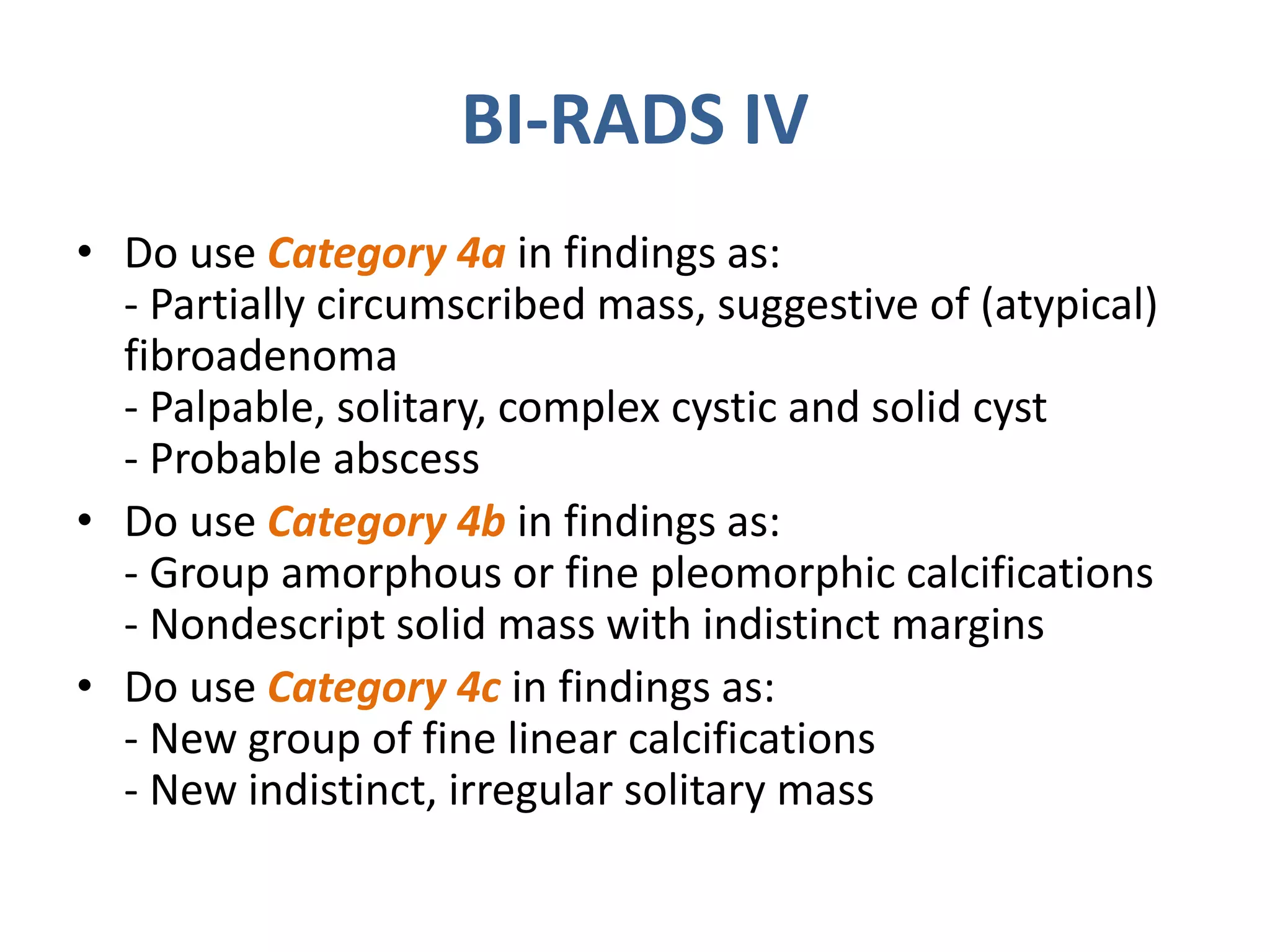 Bi Rads Breast | PPTX