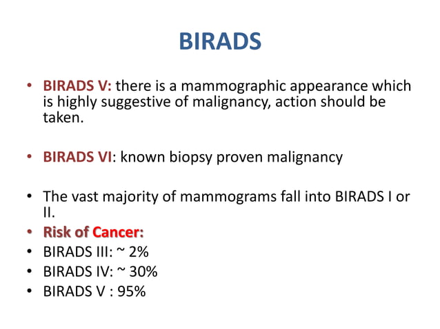 Bi Rads Breast | PPTX