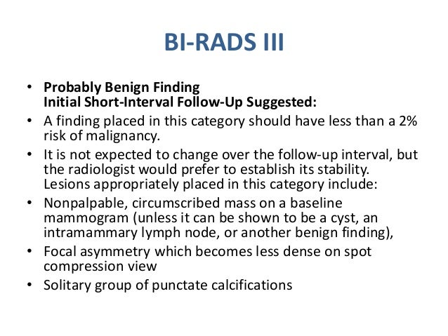 Bi Rads Breast