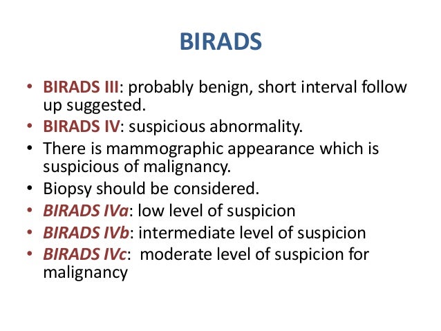 Bi Rads Breast
