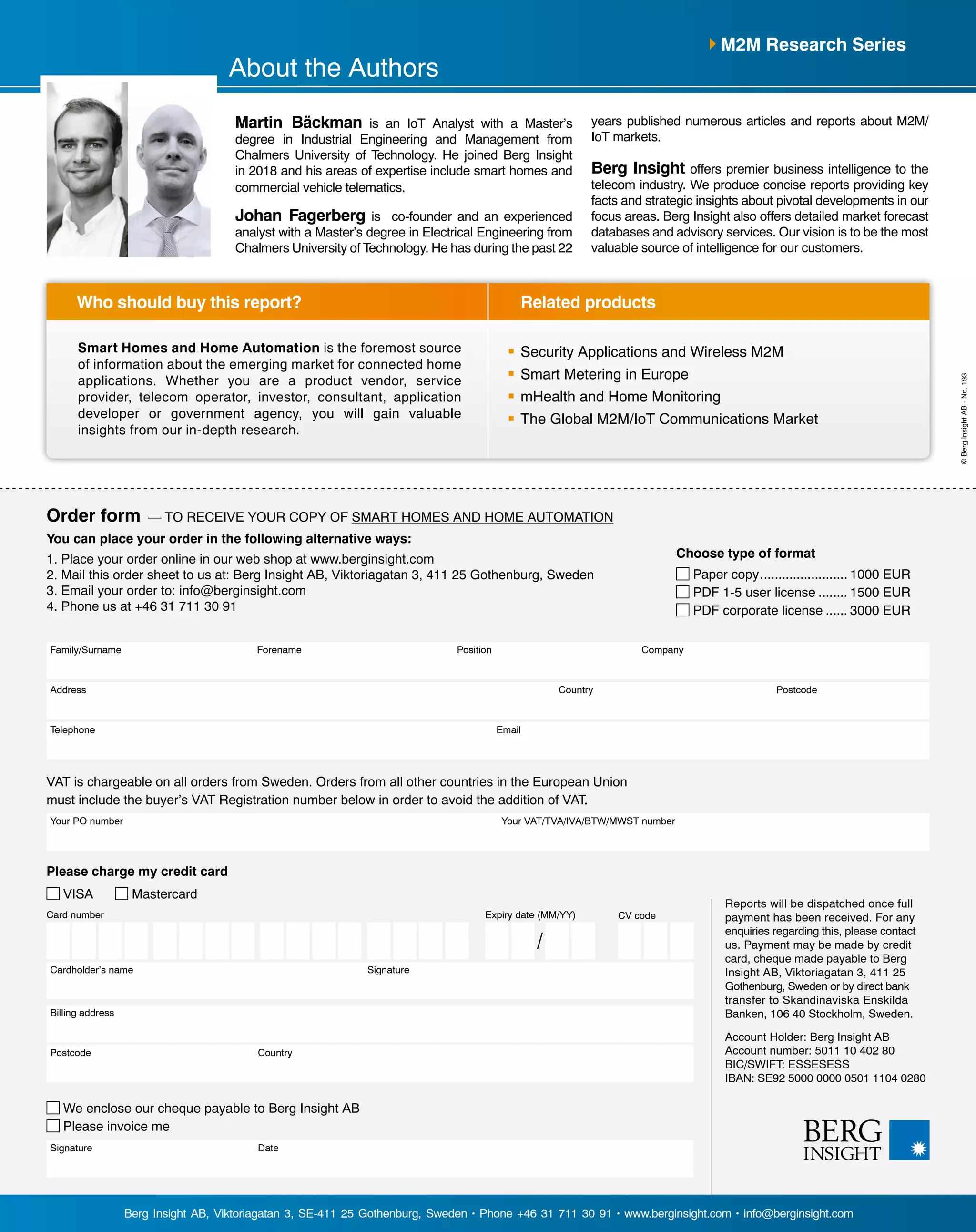 Smart homes and home automation | PDF