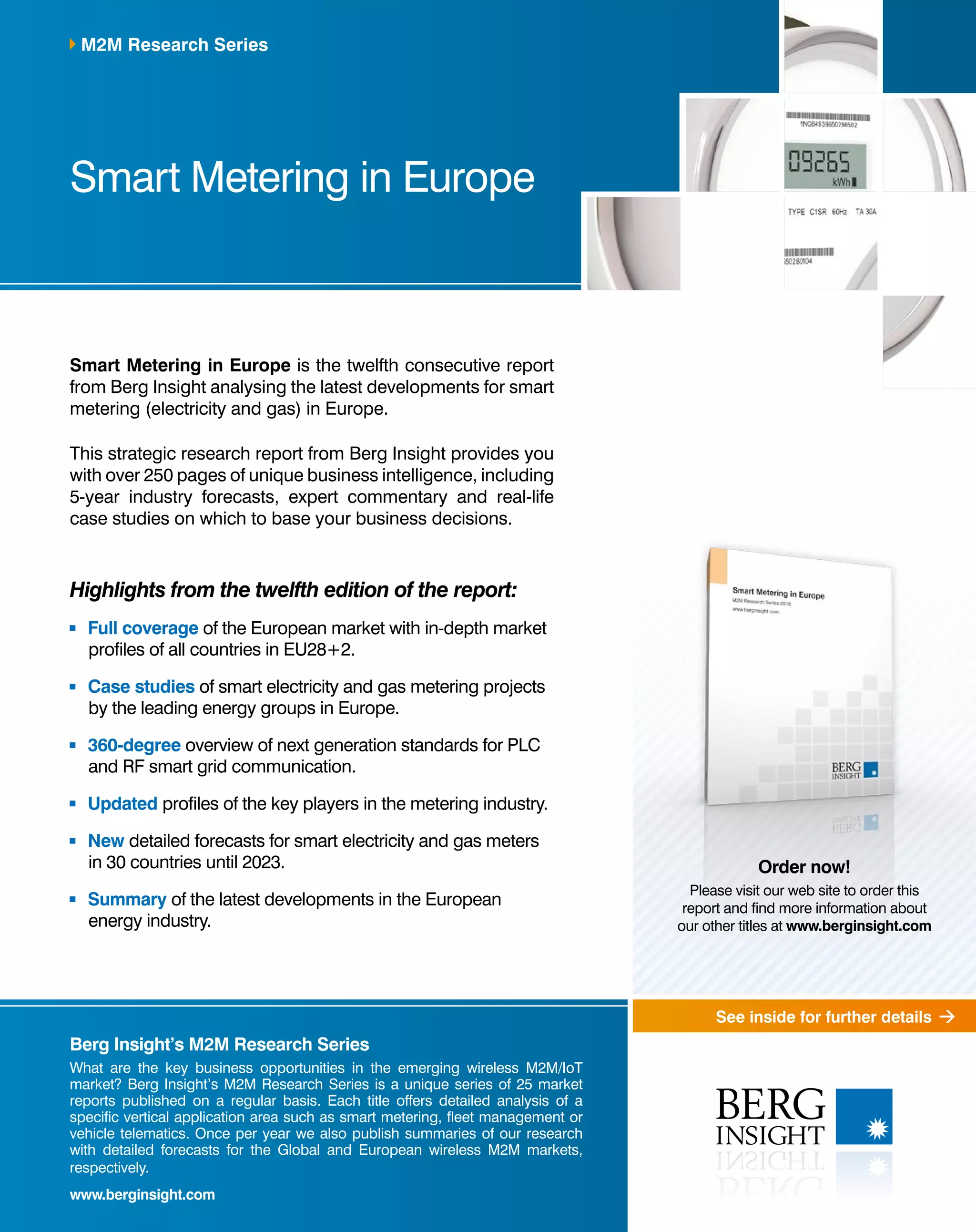 Smart Metering in Europe 2016 Edition | PDF