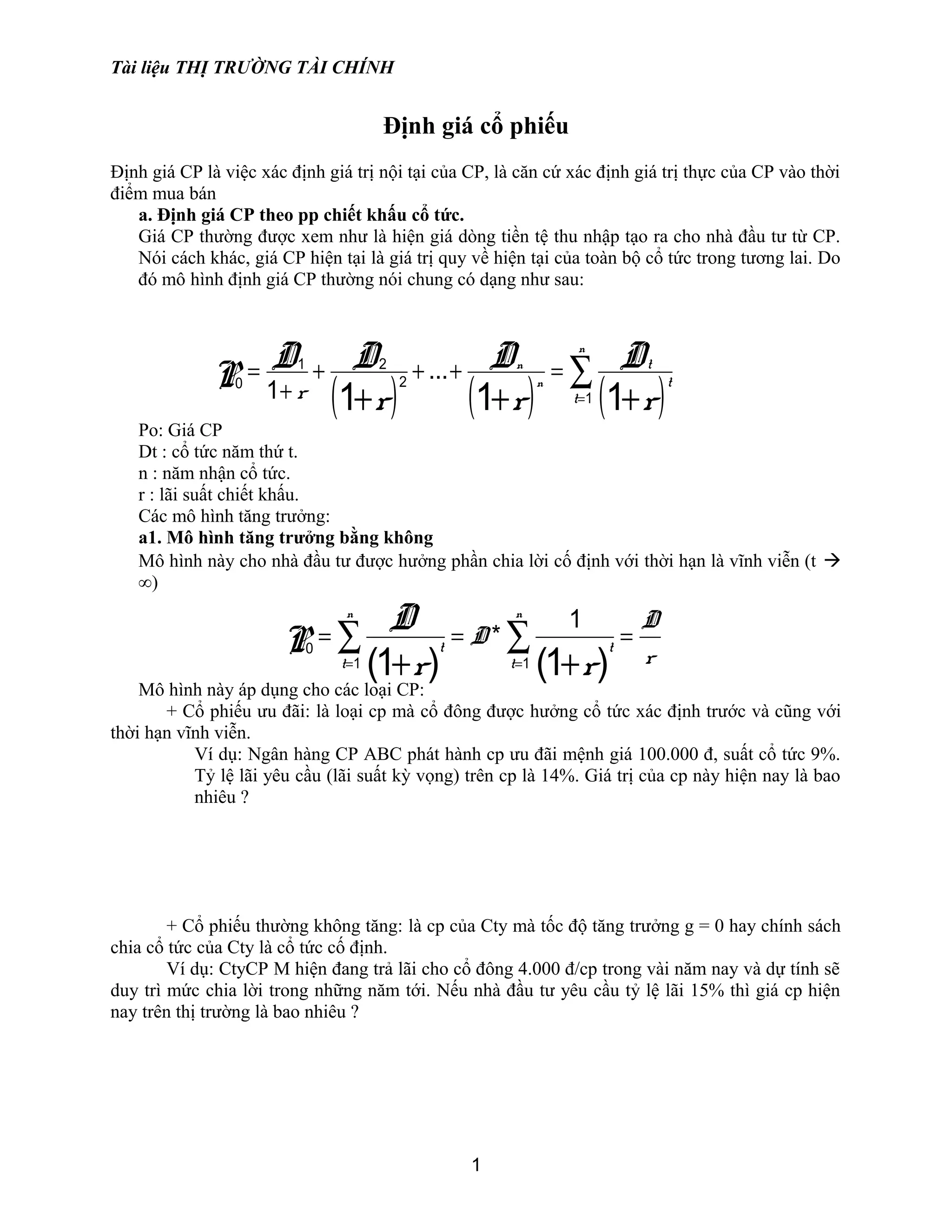 Bài tập-định-giá-cổ-phiếu-và-trái-phiếu | DOC