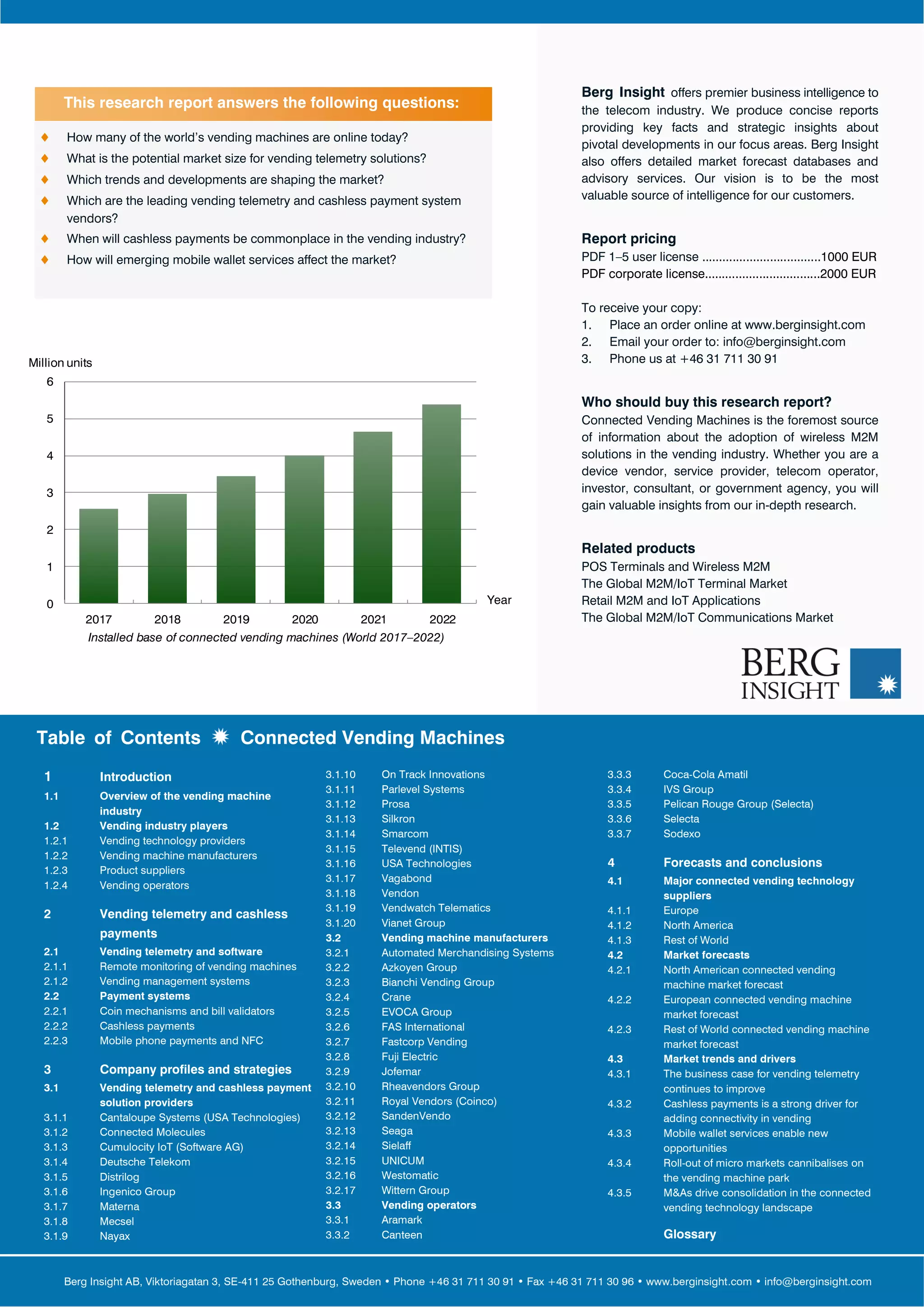 Connected Vending Machines – 3rd Edition | PDF