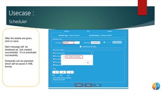 BI Validator Usecase - Scheduler and Notification | PPTX