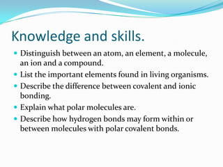 Basic chemistry | PPTX