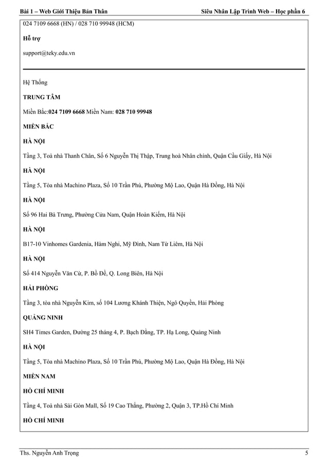 Bài 1 - Website giới thiệu bản thân.docx