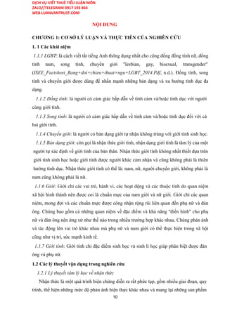 Tiểu luận Thái độ của sinh viên về cộng đồng LGBT, HAY | DOCX